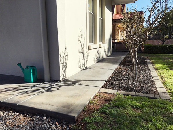 Coloured Concrete Driveways Footpaths - Adelaide Concrete